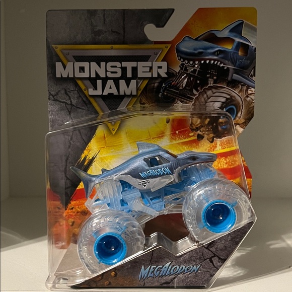 Monster Jam | Toys | Monster Jam Megalodon Ghost Crew 225 Series 0 ...